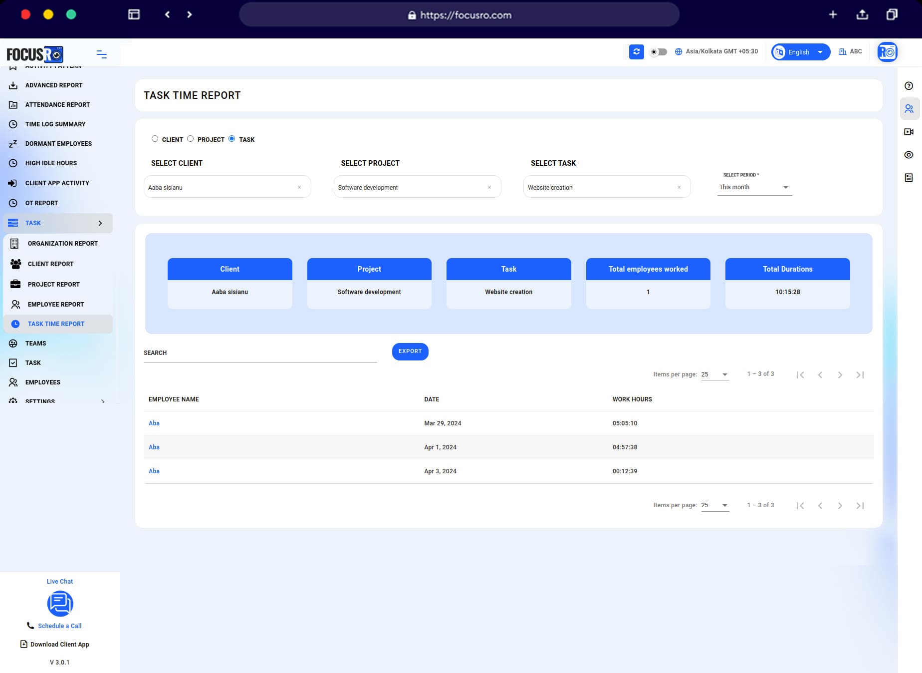 Automated Employee Productivity Monitoring HR Software using Machine ...