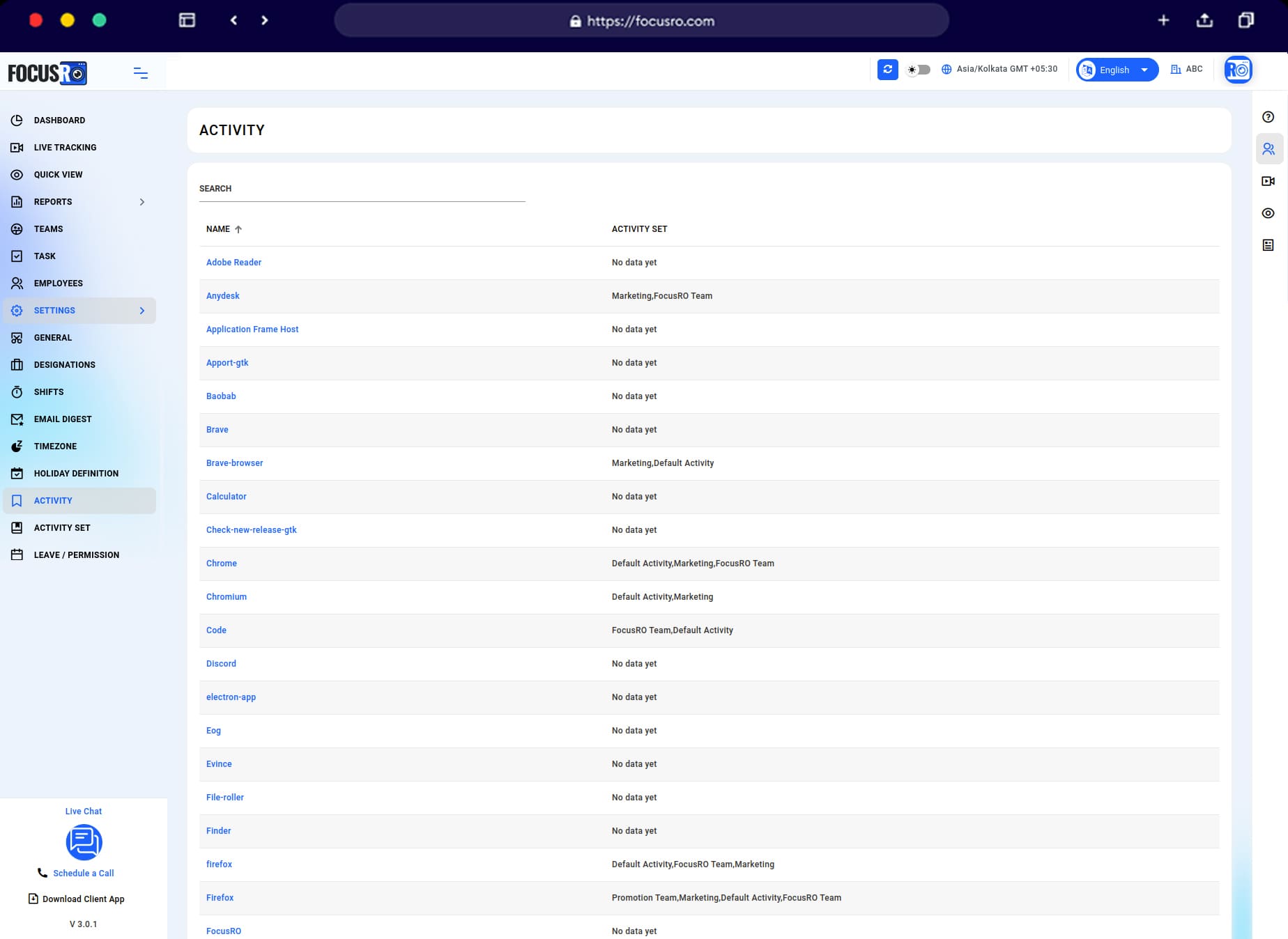 Automated Employee Productivity Monitoring HR Software using Machine Learning : FocusRO